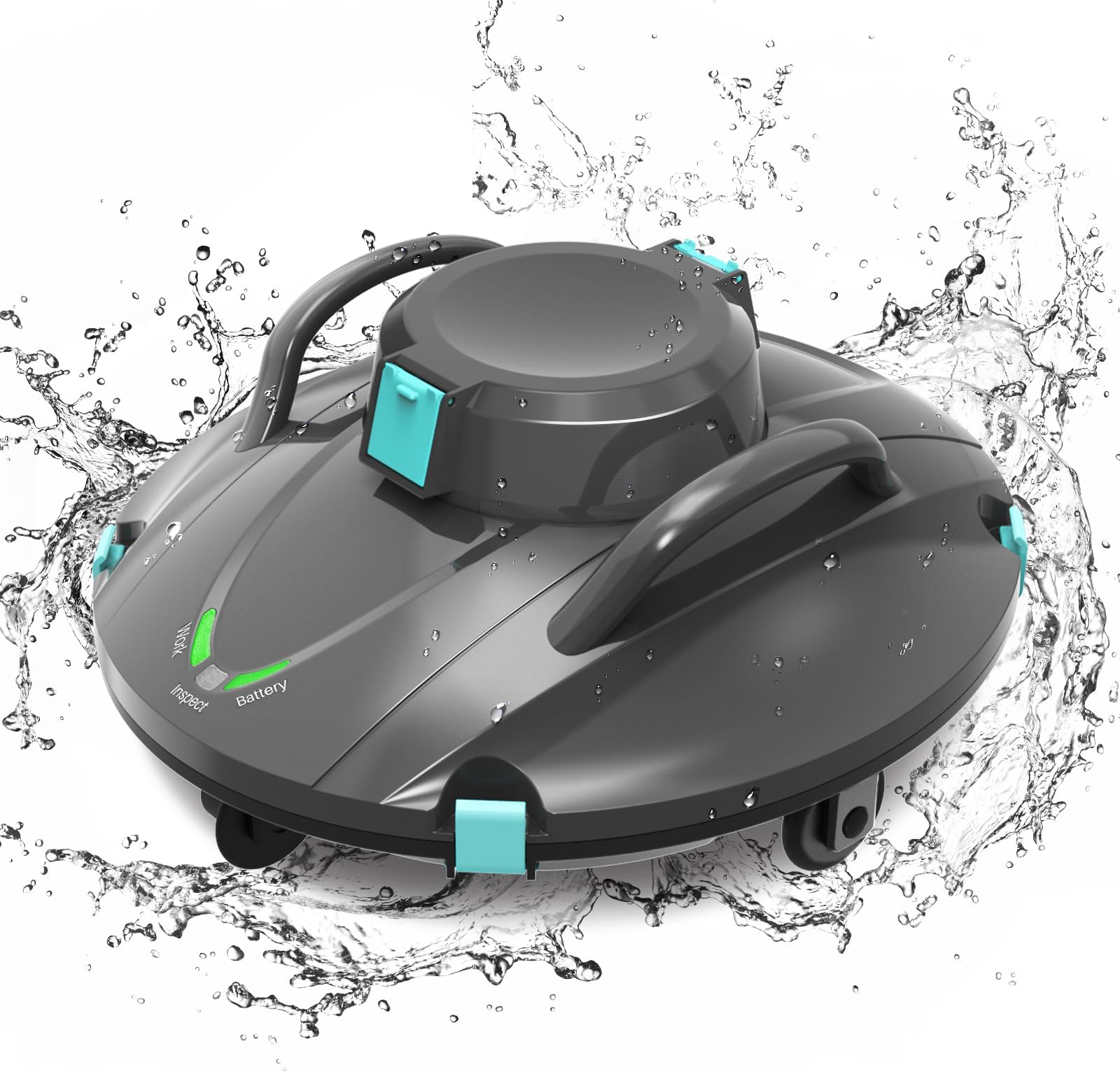 Amazon.com : Nu Cobalt NC23 Smart Logic Robotic Pool Cleaner for Medium ...