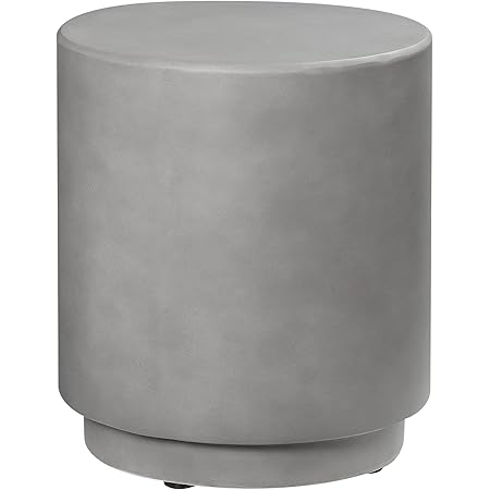 Amazon.com: HOMCOM Round Side Table, Lightweight Accent Table with ...