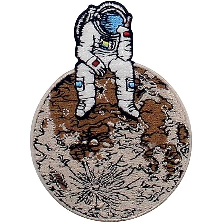 Amazon.com: EXPRESS-STICKEREI Astronaut Iron-on Patch Astronaut in ...