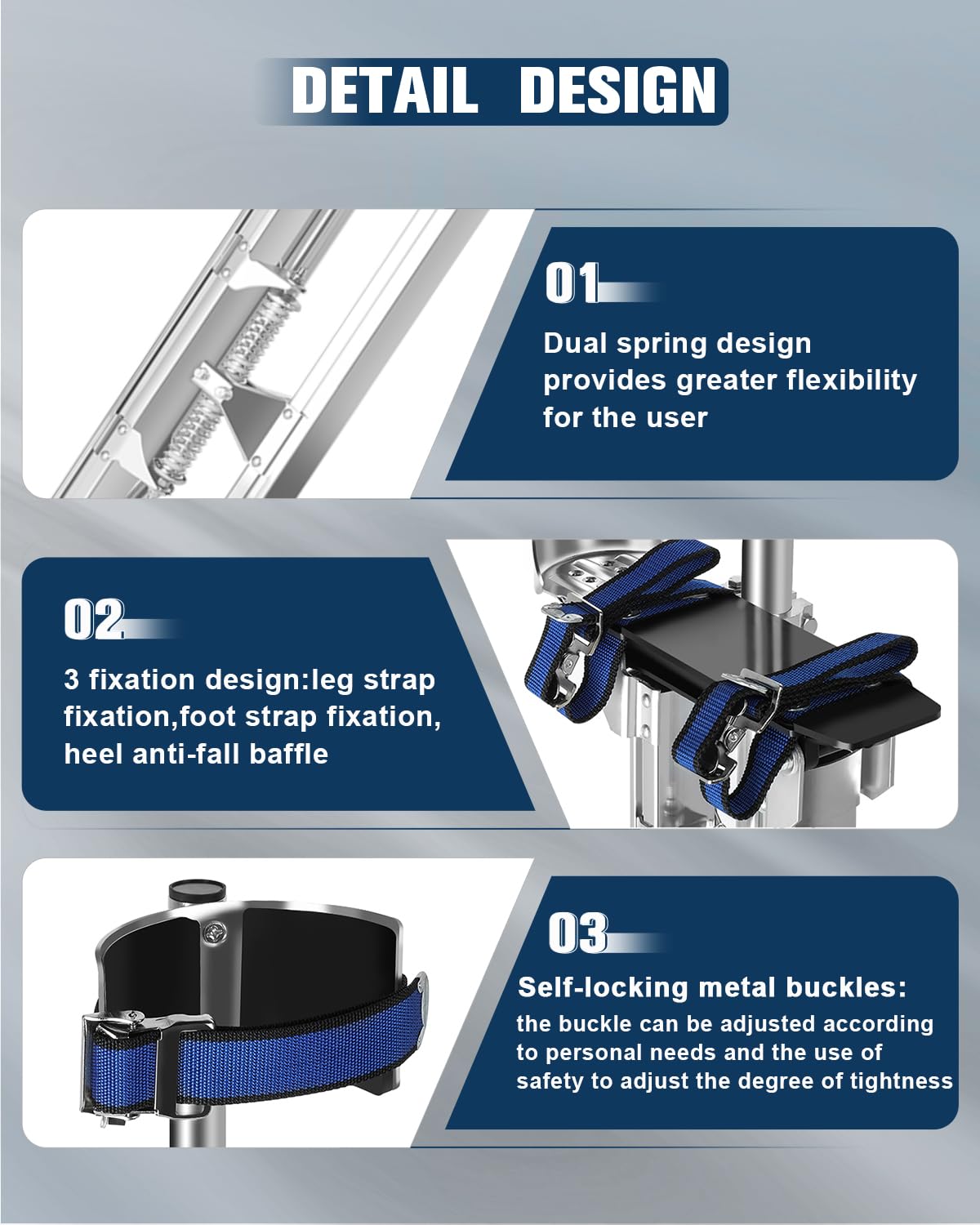 Snapklik.com : Drywall Stilts, 48-64 Drywall Stilts For Adults ...