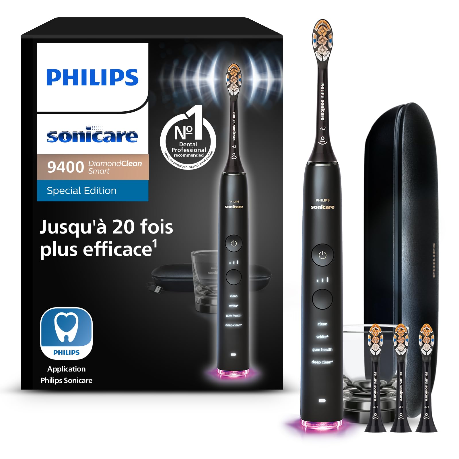 Philips Sonicare DiamondClean Smart 9400 - brosse à dents électrique ...