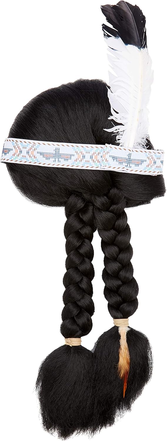 Amazon.com: Smiffys Native American Inspired Wig : Clothing, Shoes ...