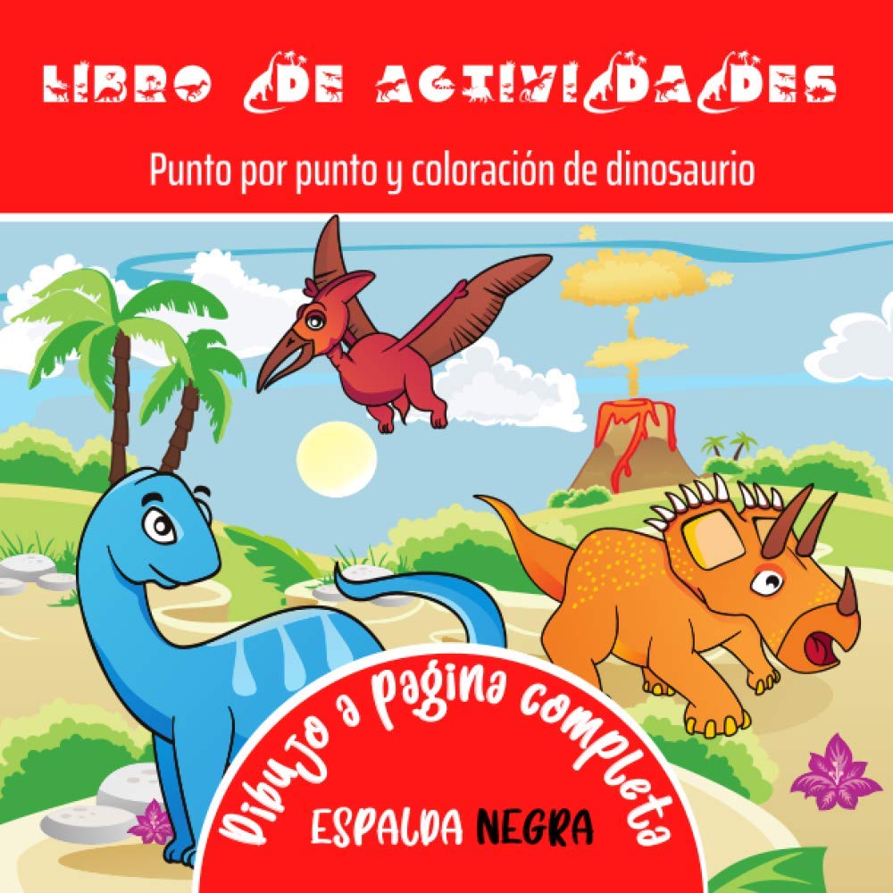 Libro De Actividades Punto Por Punto Y Coloracion De Dinosaurio ...