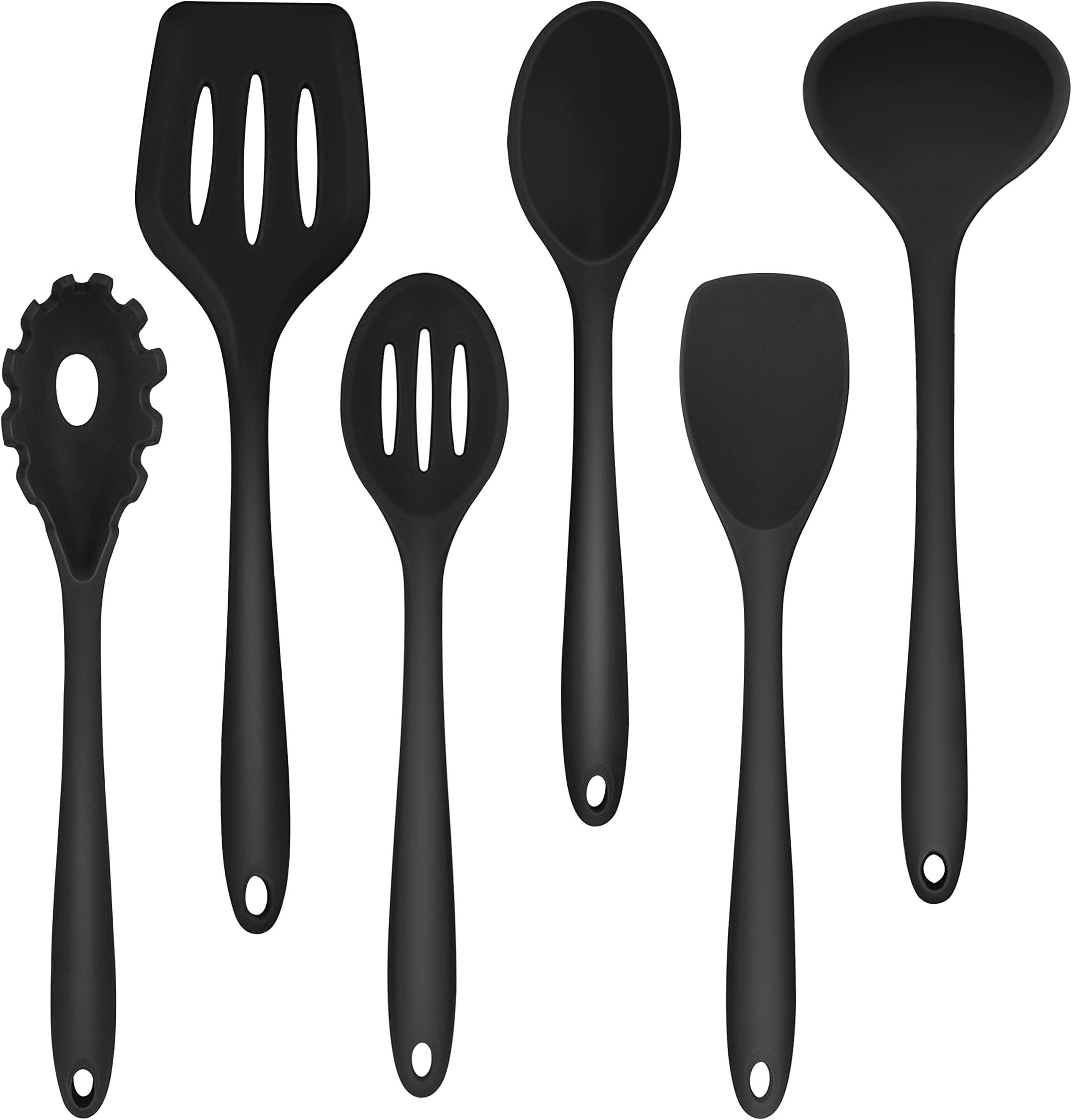 COVVY Home Silicone Kitchen Utensils Set(10 Piece) Heat Resistant ...
