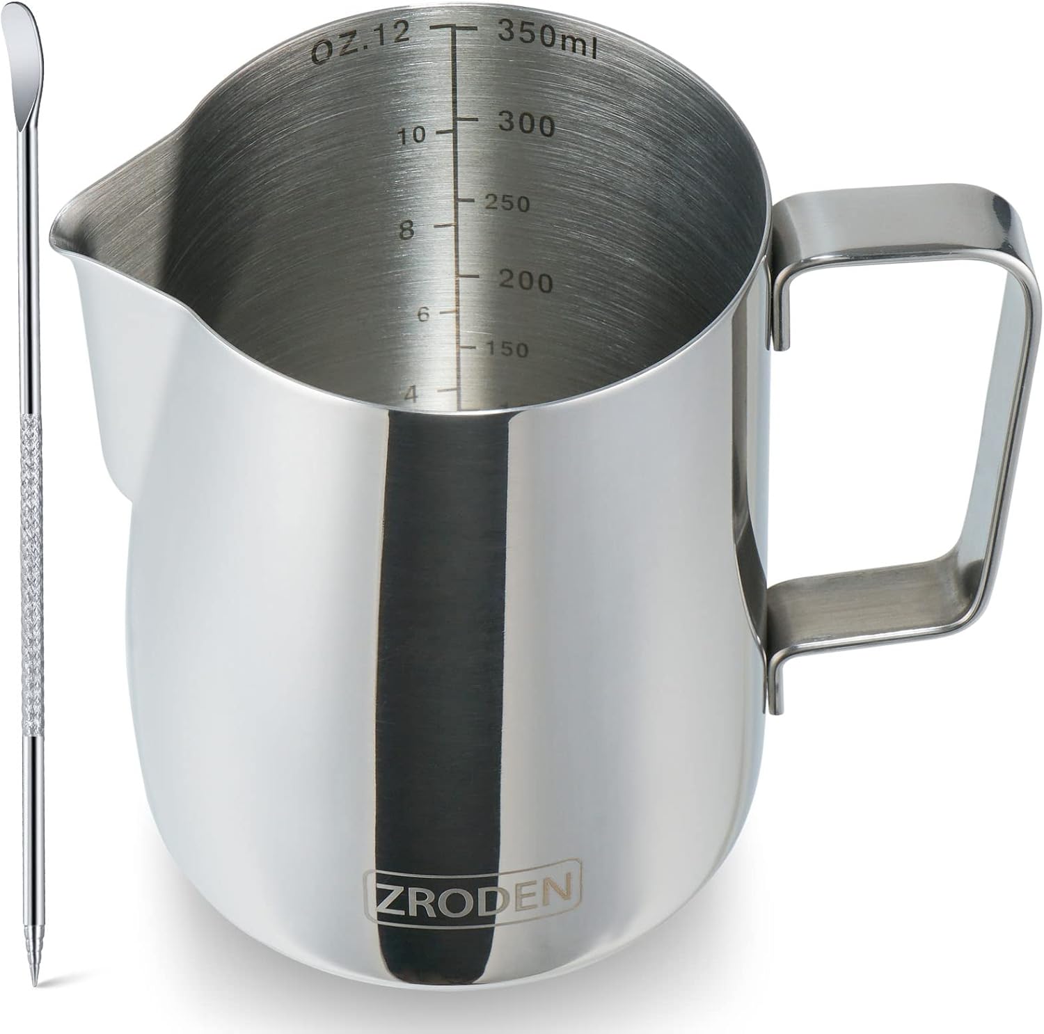 Amazon.com: Milk Frothing Pitcher, 20oz Espresso Steaming Pitchers ...
