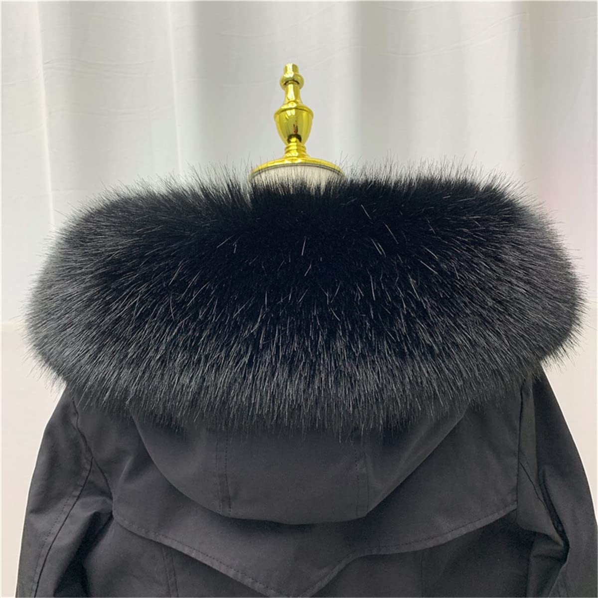 Amazon.com: FYJDI Faux Fur Trim for Hood Replacement Detachable Fur ...