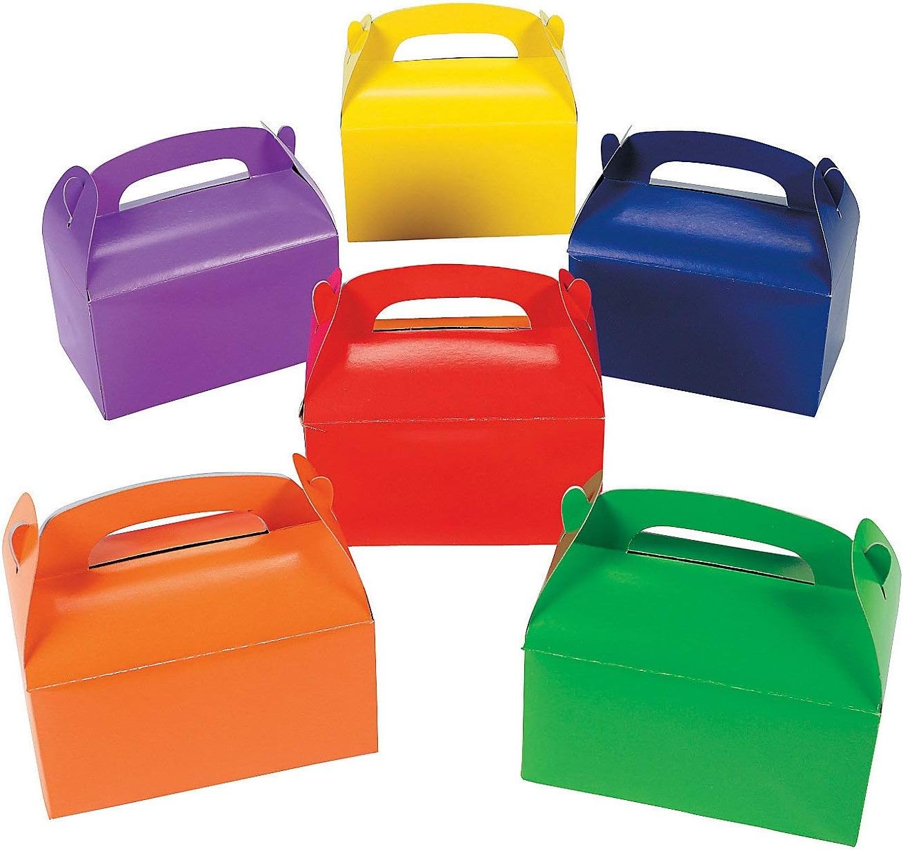 Amazon.com: Bright Color Cardboard Treat Boxes Party Favors (24) : Toys ...