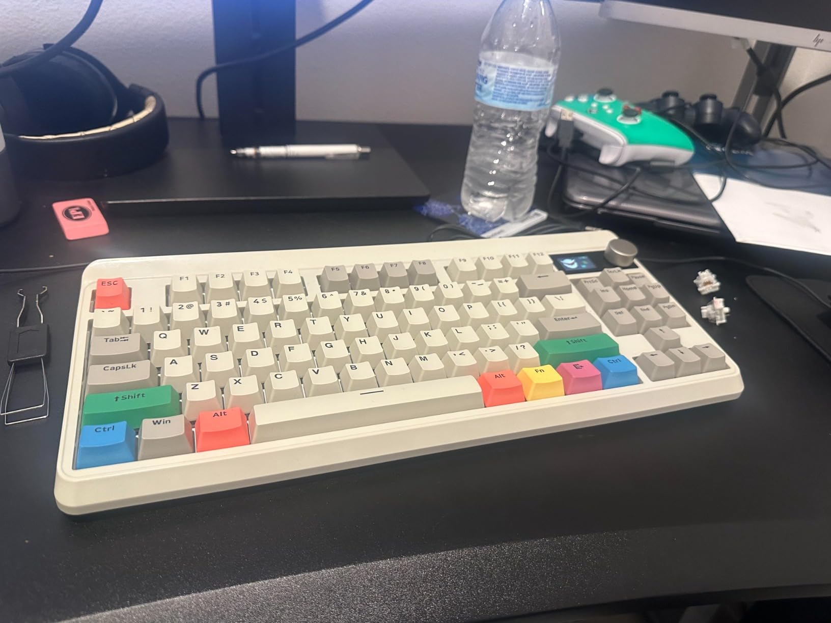 $13/mo - Finance Womier Retro 75% Gaming Keyboard with OLED Display ...
