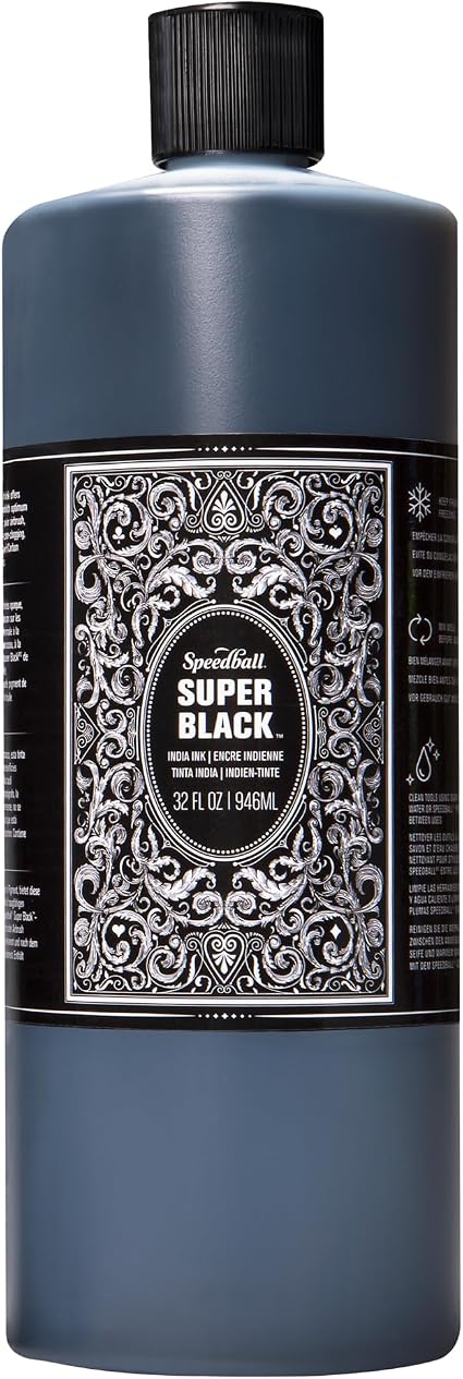Speedball Super Black India Ink, 32-Ounce : Amazon.ae: Arts & Crafts