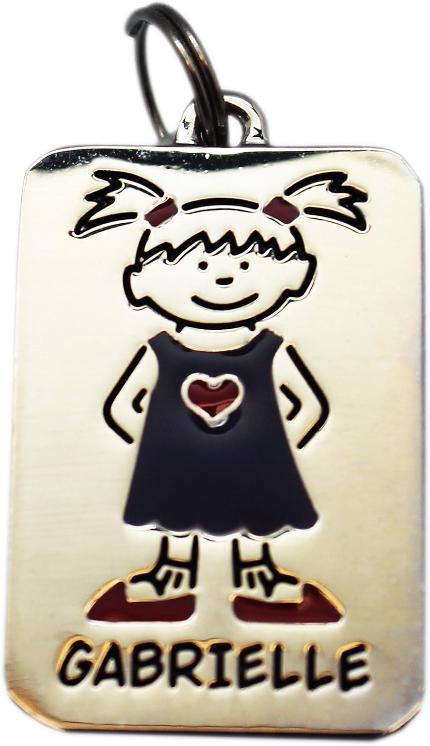 Amazon.com: Gabrielle Name Tag Charm by Ganz : Clothing, Shoes & Jewelry
