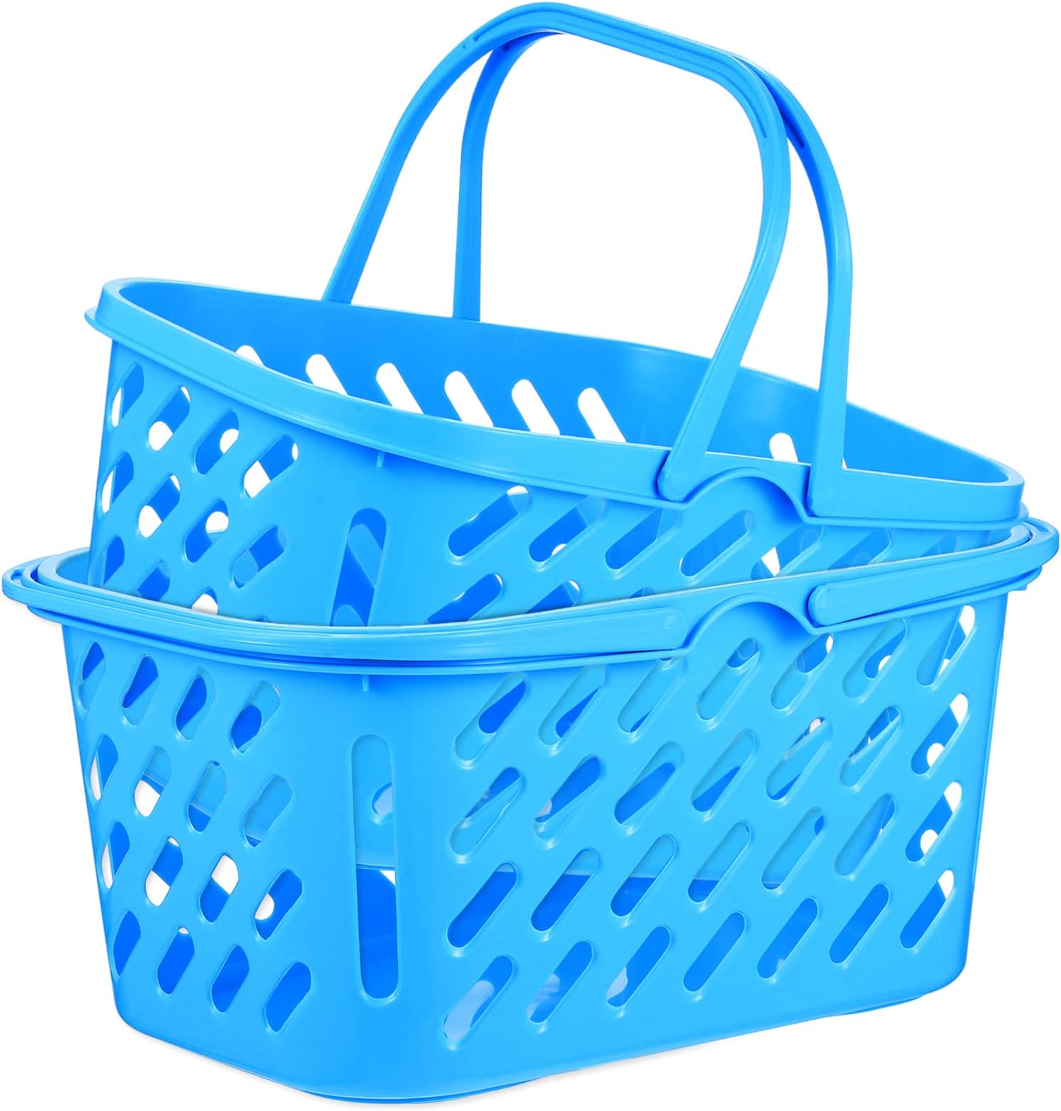 Amazon.com: Alipis Play Grocery Basket Mini Shopping Basket Plastic ...