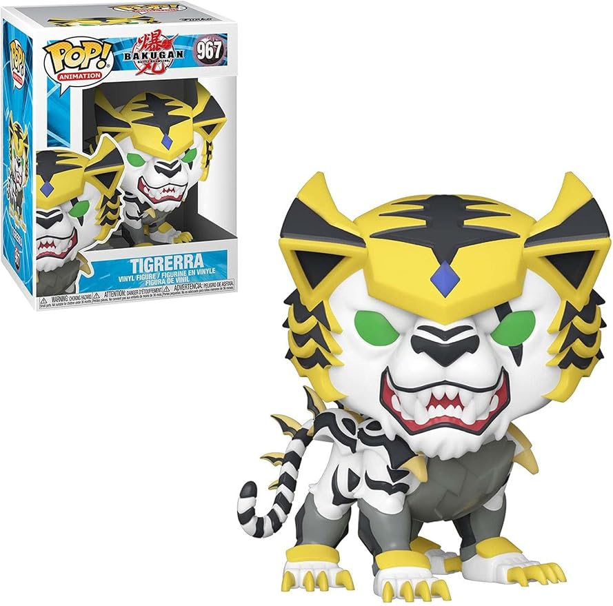 Amazon.com: Funko POP Animation: Bakugan - Tigrerra, Multicolor : Funko ...