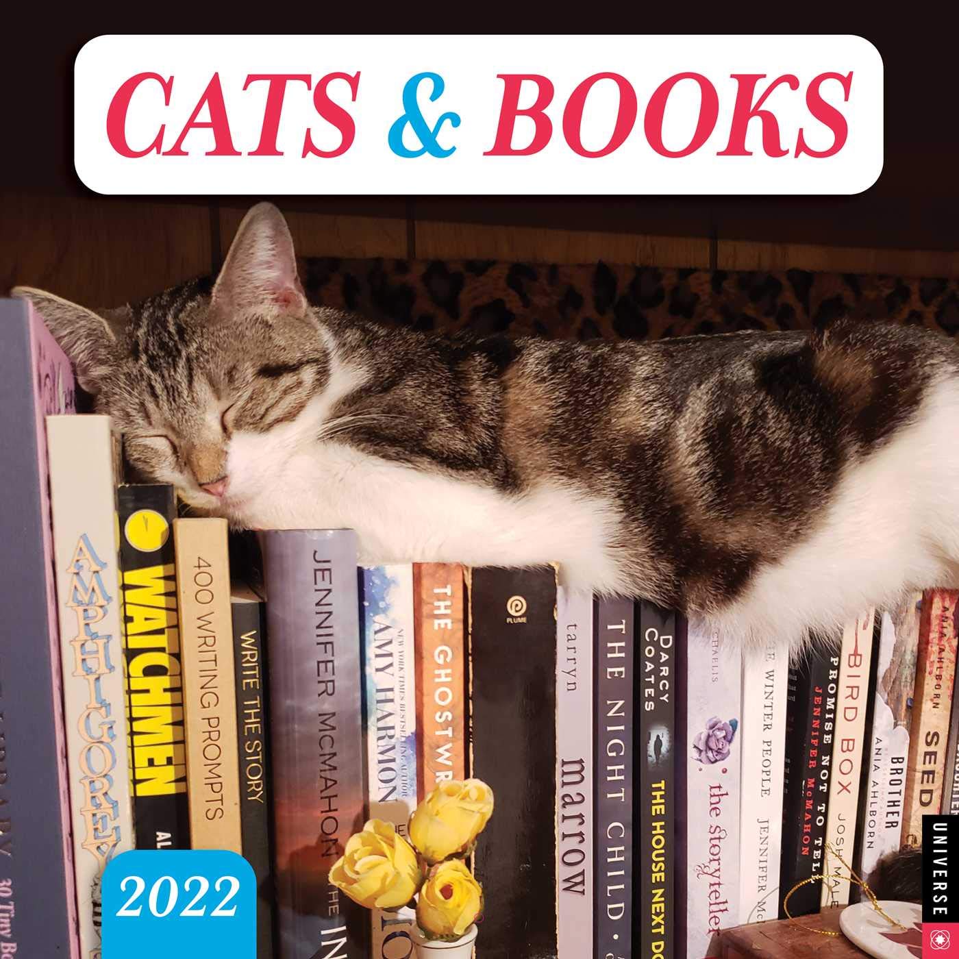 Amazon | Cats & Books 2022 Wall Calendar | Universe Publishing | Nature ...