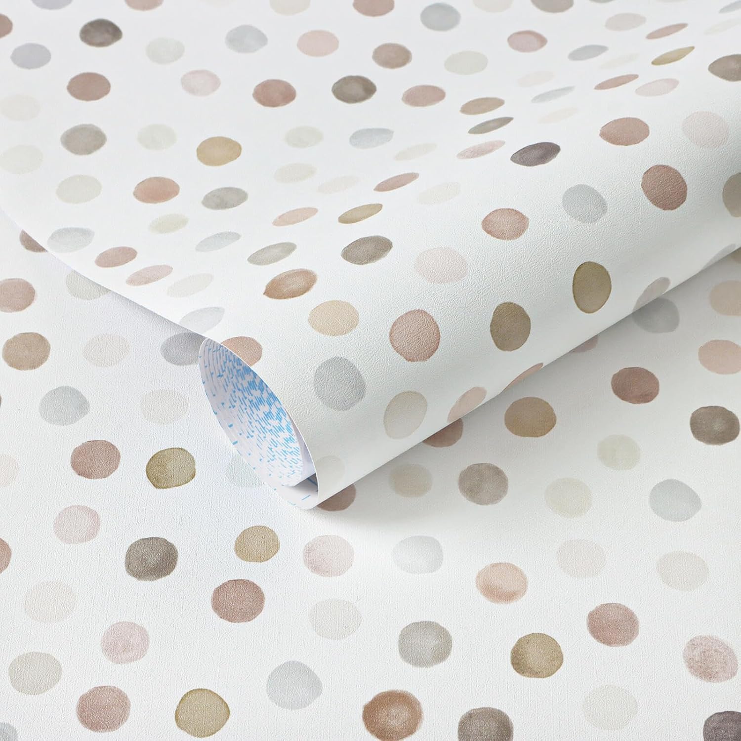 Ismoon 17.3''x78.7''Peel and Stick Wallpaper Boho Polka Dot Wallpaper ...