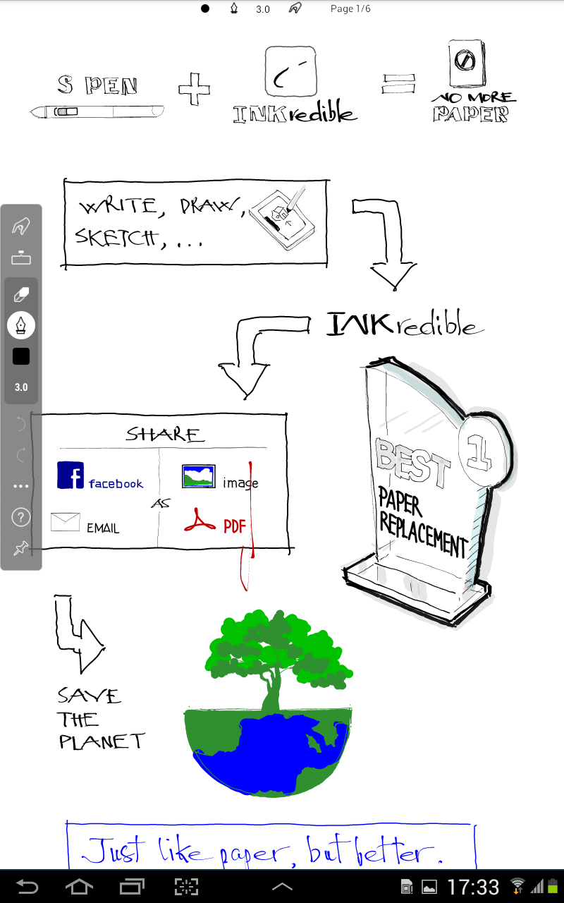 INKredible - Handwriting Note - App on Amazon Appstore