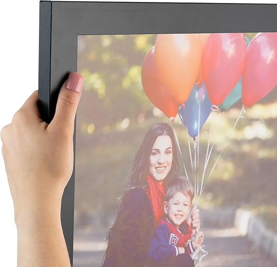 Amazon.com - ArtToFrames 17x30 inch Black Picture Frame, 2WOMFRBW72079 ...