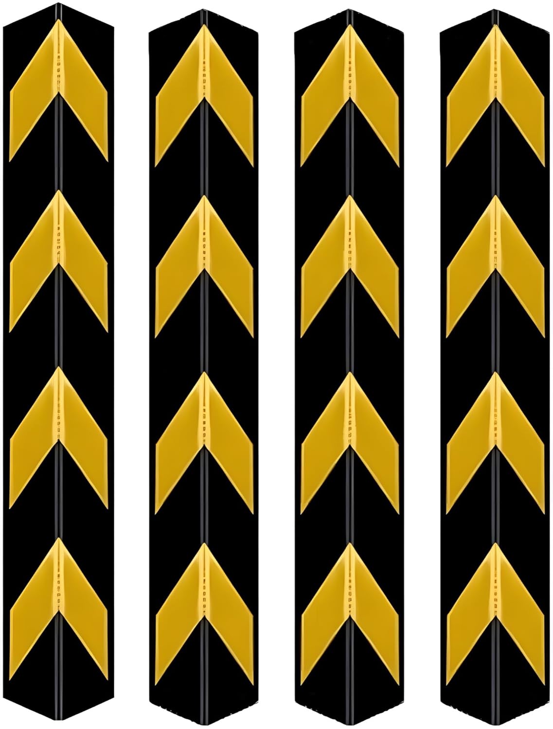 24x7 eMall 4 Pcs Corner Parking Guard Rubber Durable 800 Mm - Protects ...