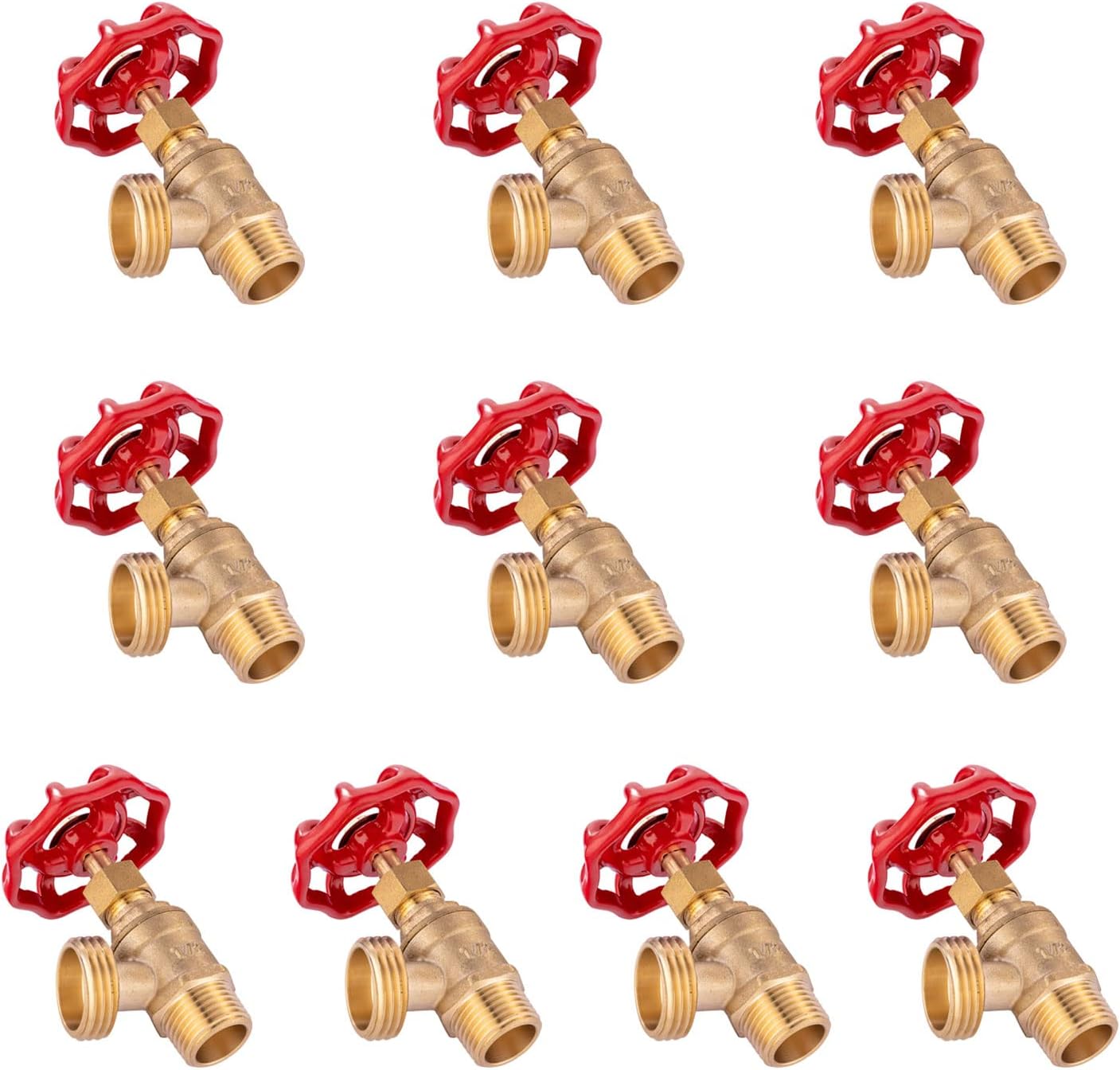 Amazon.com: (Pack of 10) EFIELD Boiler Drain 1/2 inch MIP x 3/4 inch ...