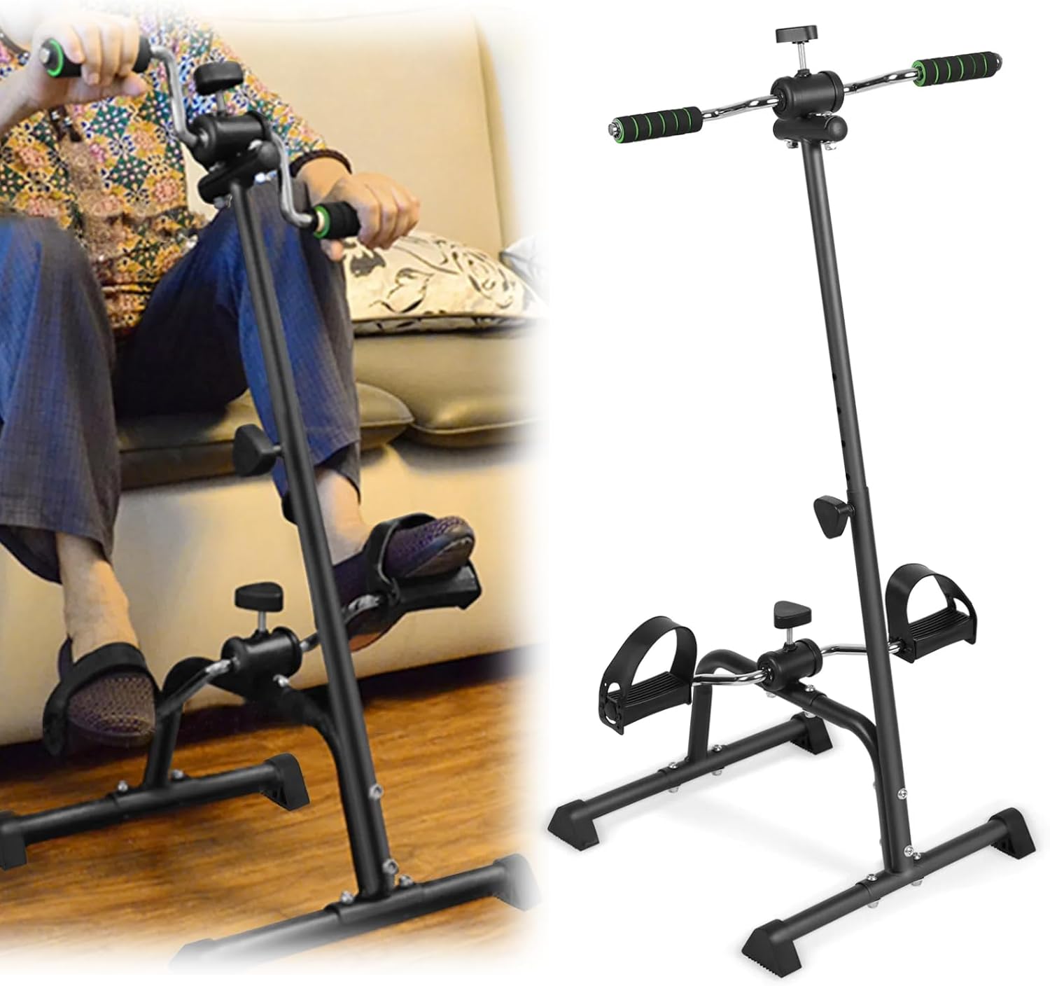 Amazon.com : Pedal Exerciser Bike for Seniors, Stationary Exercise Bike ...