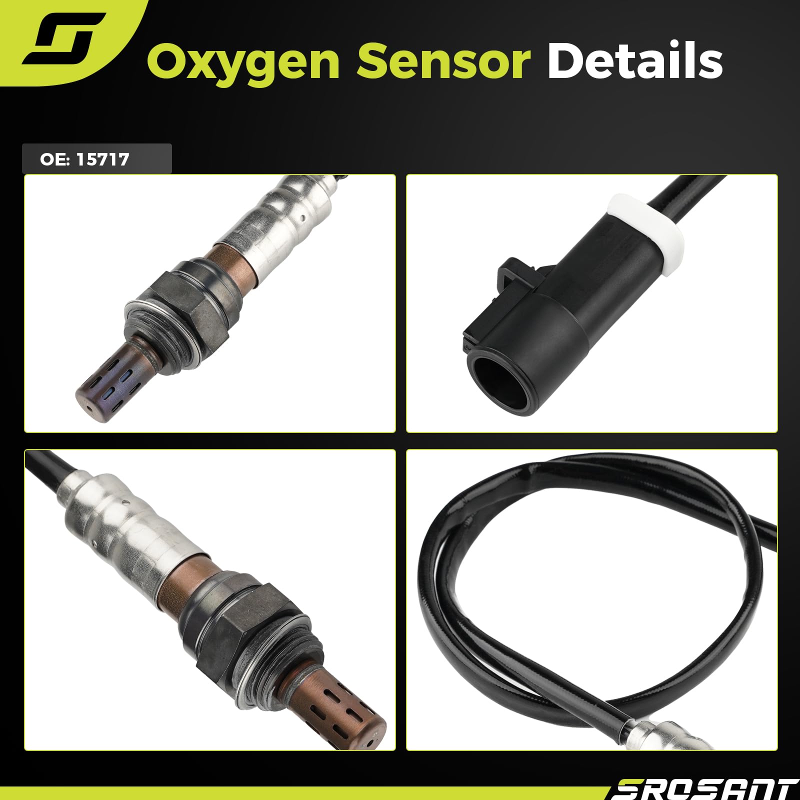 02 Sensor Upstream 2pcs Oxygen O2 Sensor O2 1&2 Upstream+Downstream For ...