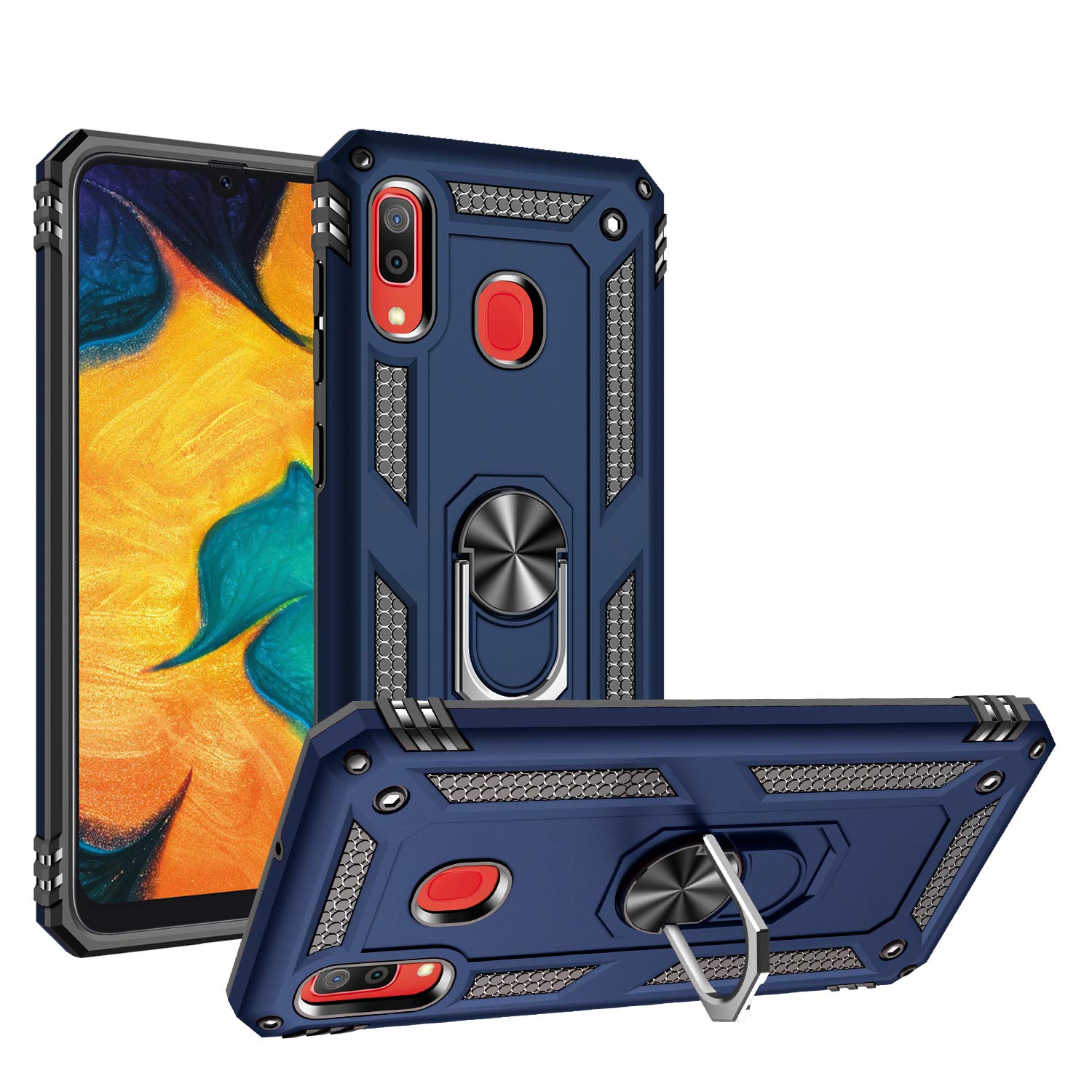 Galaxy A20 Case,Galaxy A30 Case,SUSAA 360 Degree Rotating Ring Holder ...