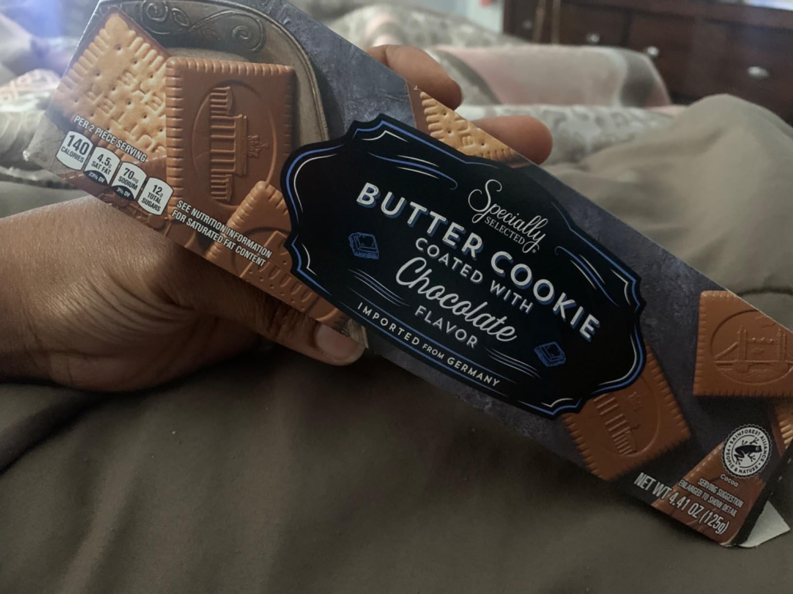 Amazon.com: Milk Chocolate Covered Butter Cookies - 4.4-Ounce Boxes ...