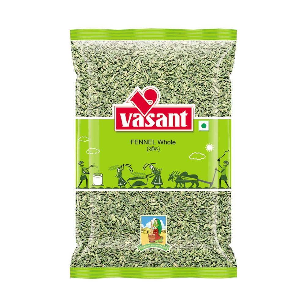 VASANT Fennel Seeds (Sauf) 400Gm | Premium Whole Sauf | Green Variyali ...