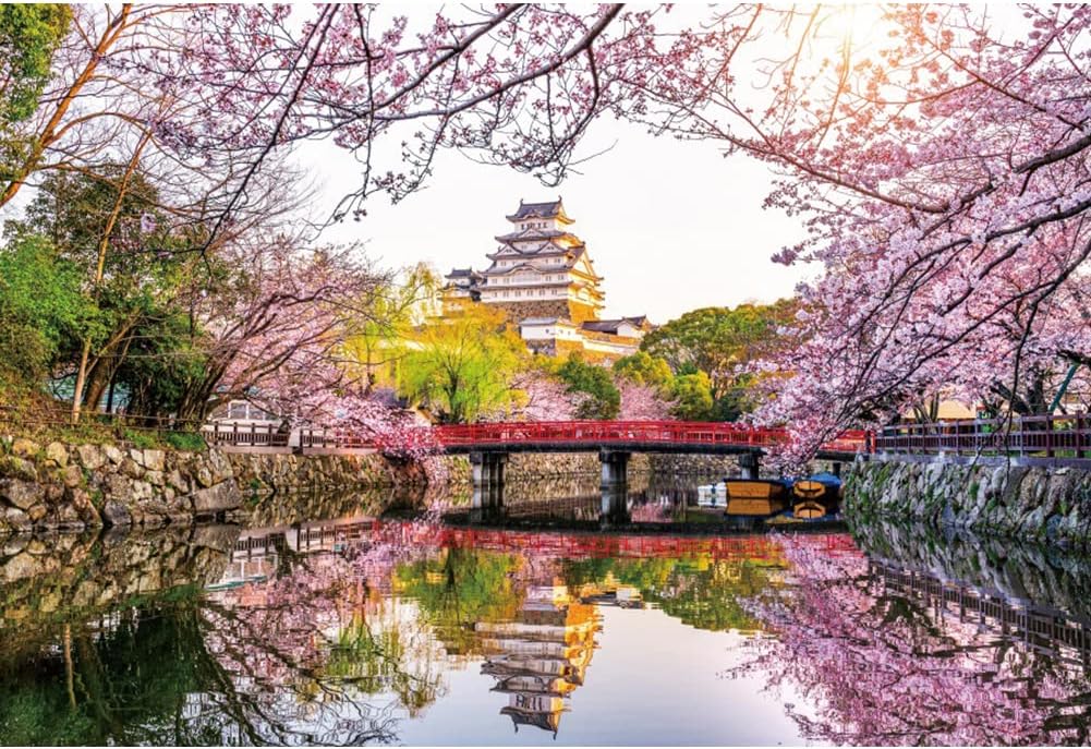 Amazon.com : Leyiyi 10x6.5ft Cherry Blossoms Backdrop Tokyo Landscape ...