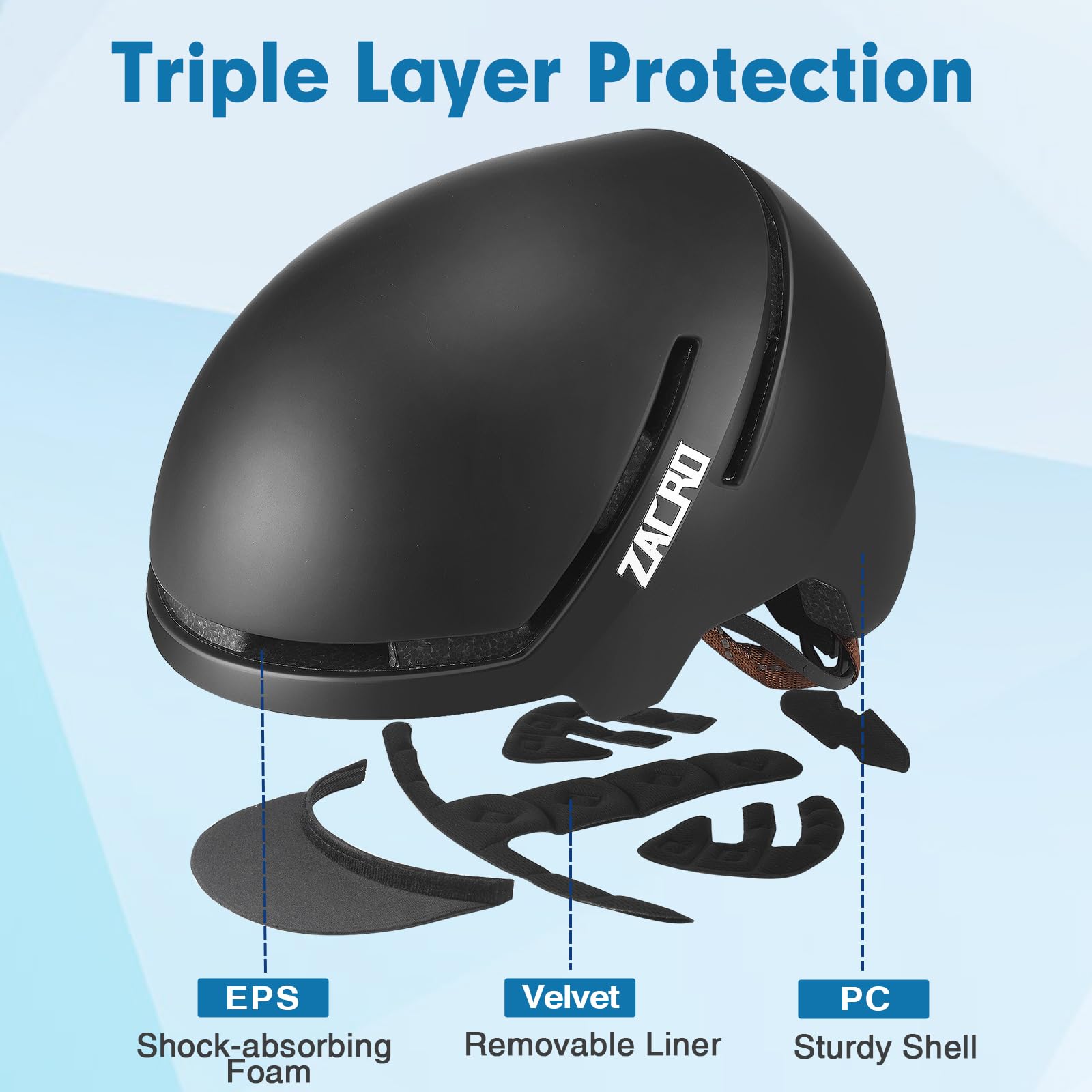 Snapklik.com : Zacro Adult Bike Helmet