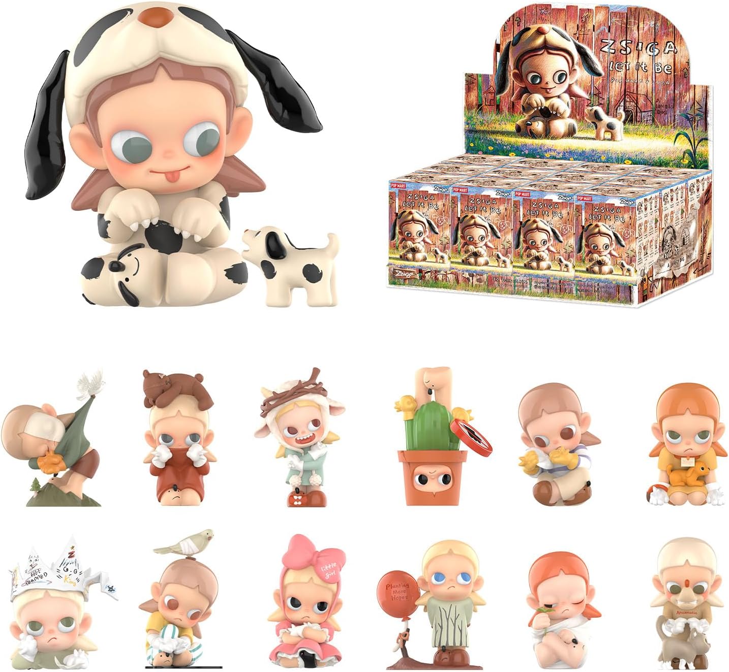 POP MART Zsiga Let It Be Series Figures, 12Pcs Zsiga Australia | Ubuy