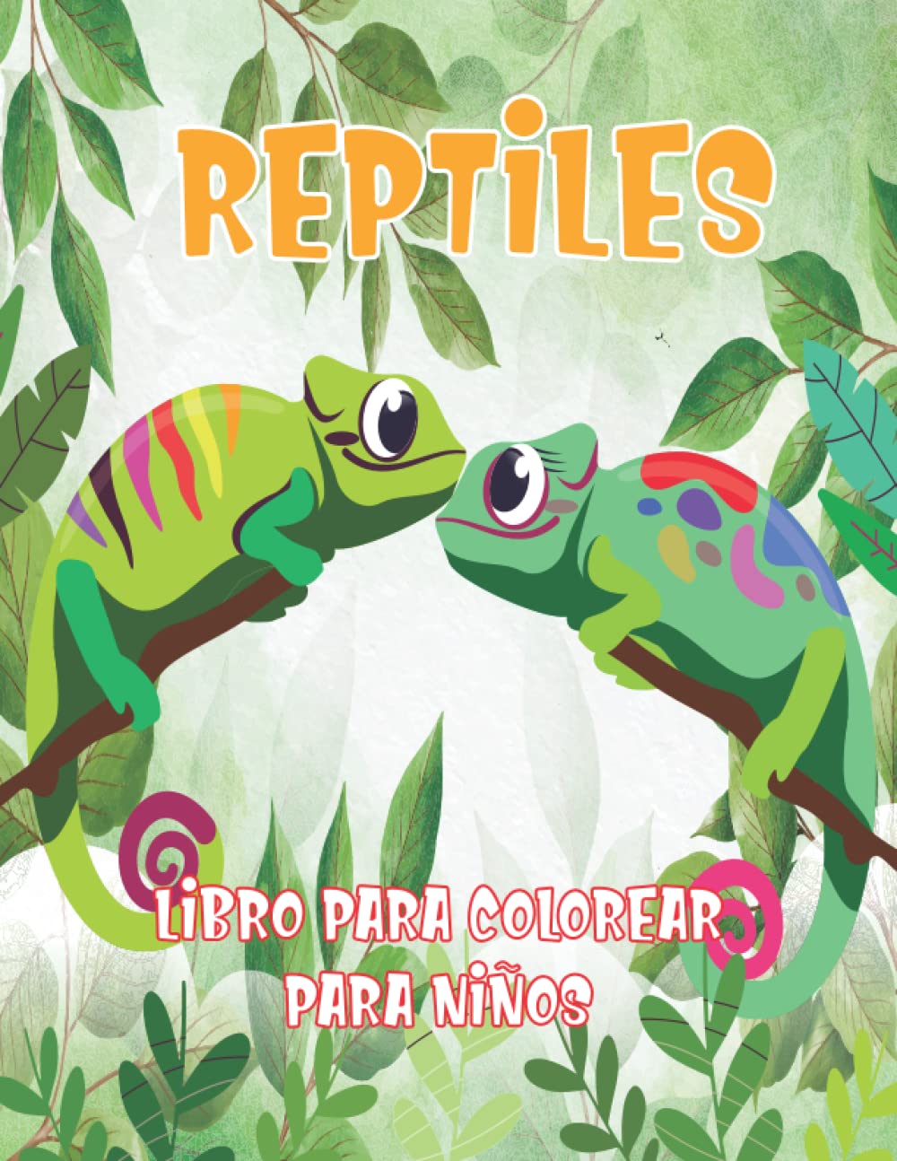 Libro De Colorear De Reptiles Para Ninos Una Coleccion Unica ...