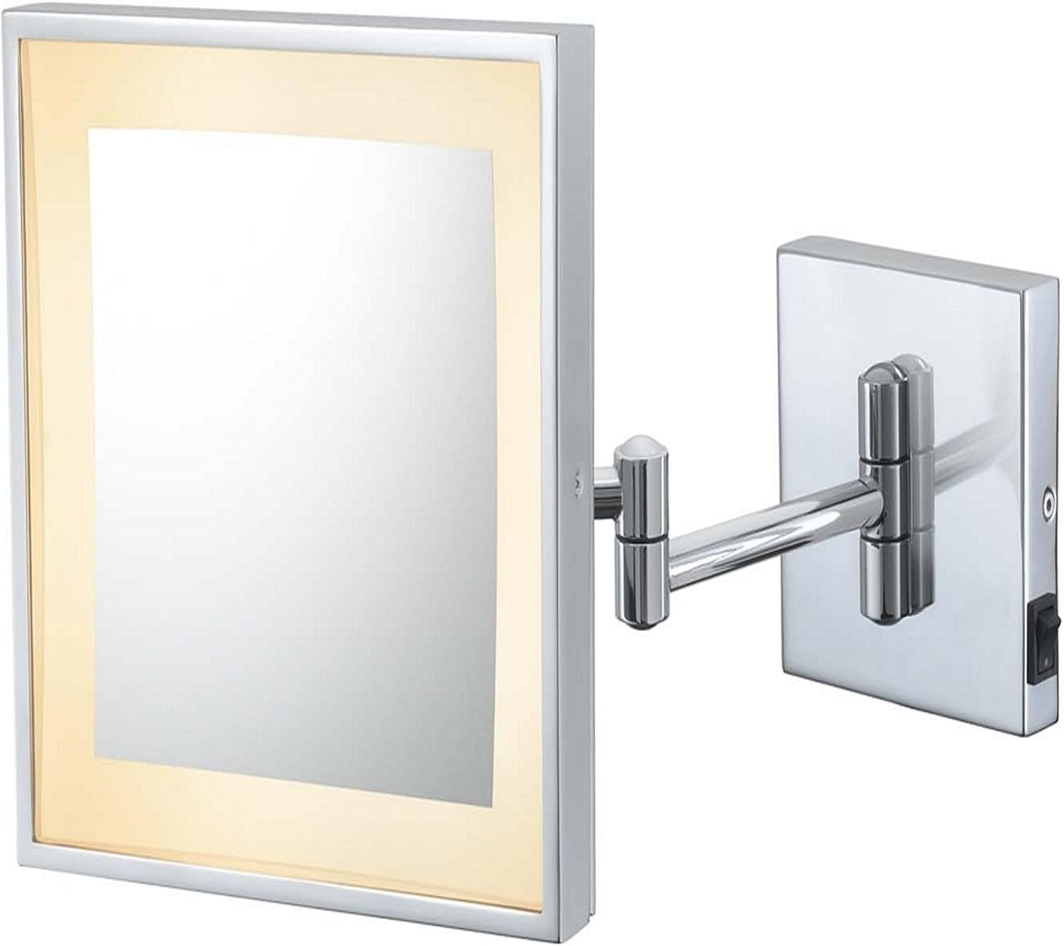 Amazon.com: Kimball & Young 91043Hw Single Sided Led Square Wall Mirror ...