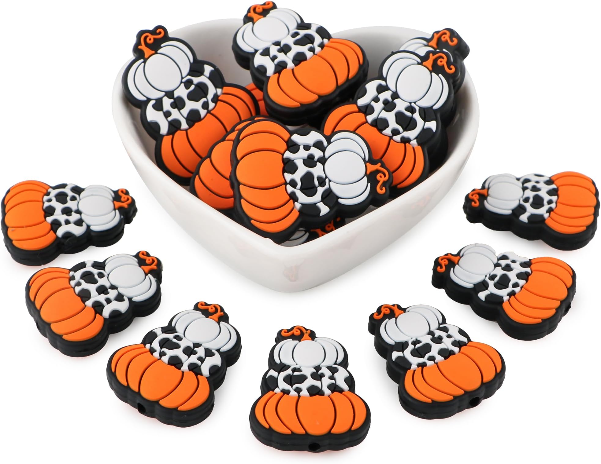 Amazon.com: 50Pcs Silicone Focal Beads Characters Bulk Howdy Teacher ...