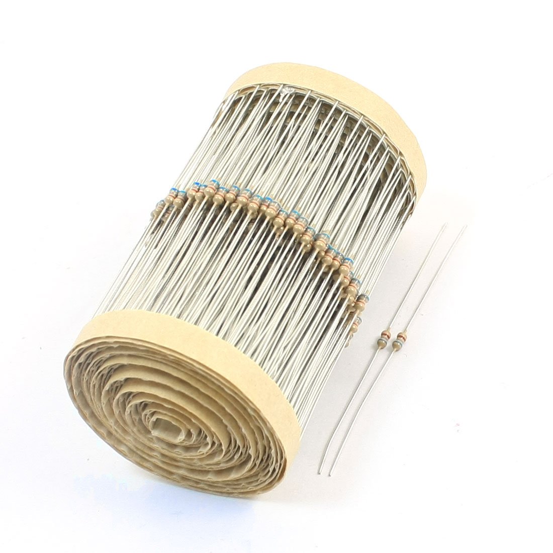 Aexit 400Pcs 6.8K Fixed Resistors Ohm 1/8W axia-l PCB Through Hole ...