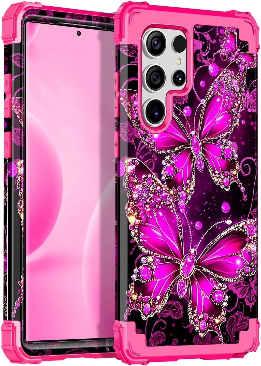 Amazon.com: Casetego Compatible with Galaxy S22 Ultra 5G Case,Three Layer Heavy Duty Sturdy ...