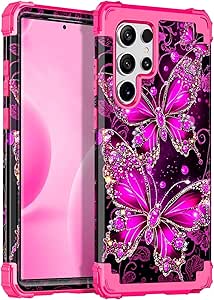 Amazon.com: Casetego Compatible with Galaxy S22 Ultra 5G Case,Three Layer Heavy Duty Sturdy ...