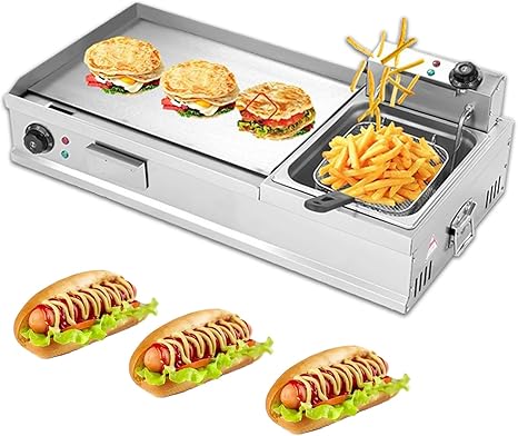 Amazon.com: Electric Griddles Indoor Cooking with Deep Fryer ...