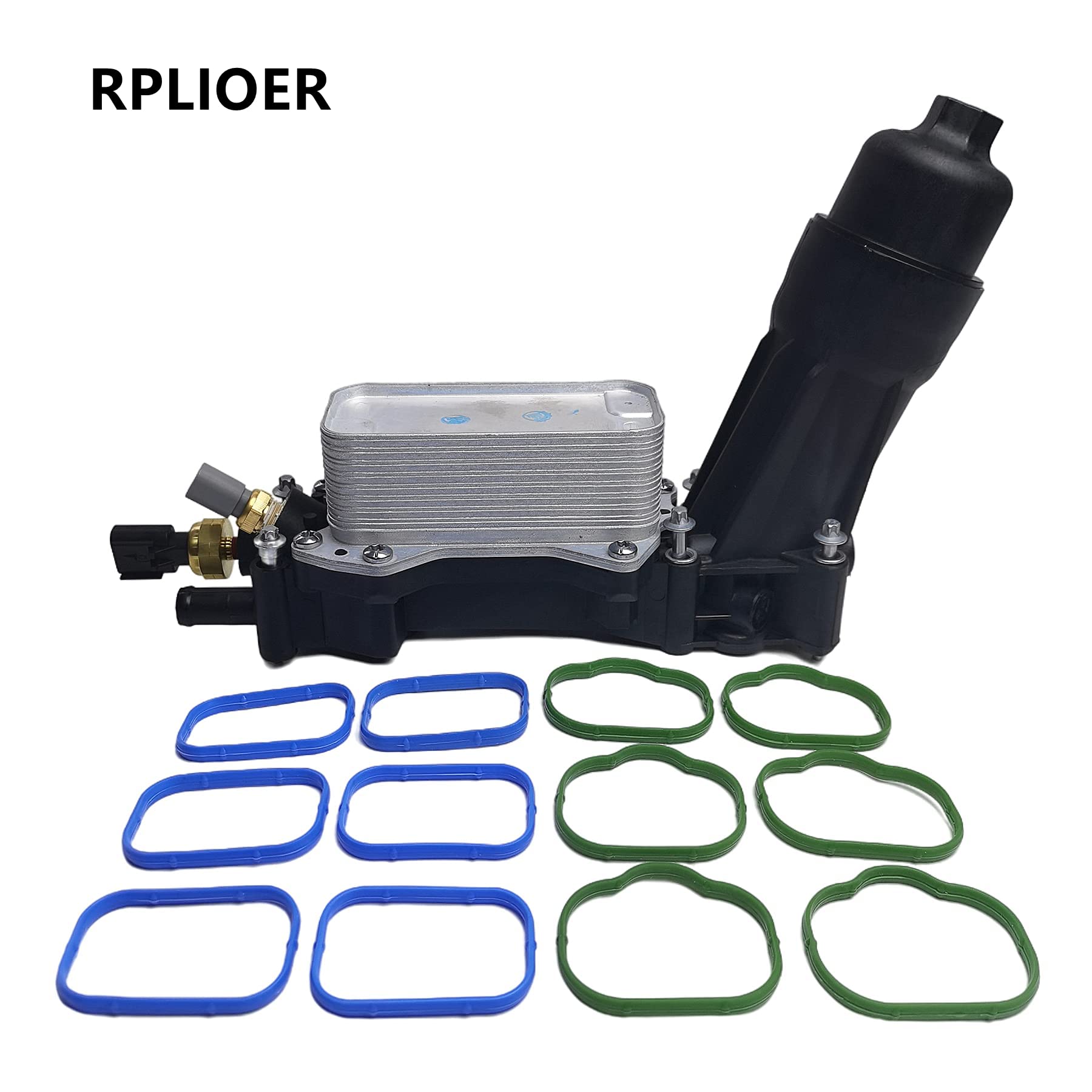 Buy RPLIOER 68310865AB Engine Oil Cooler Filter Housing with kets ...