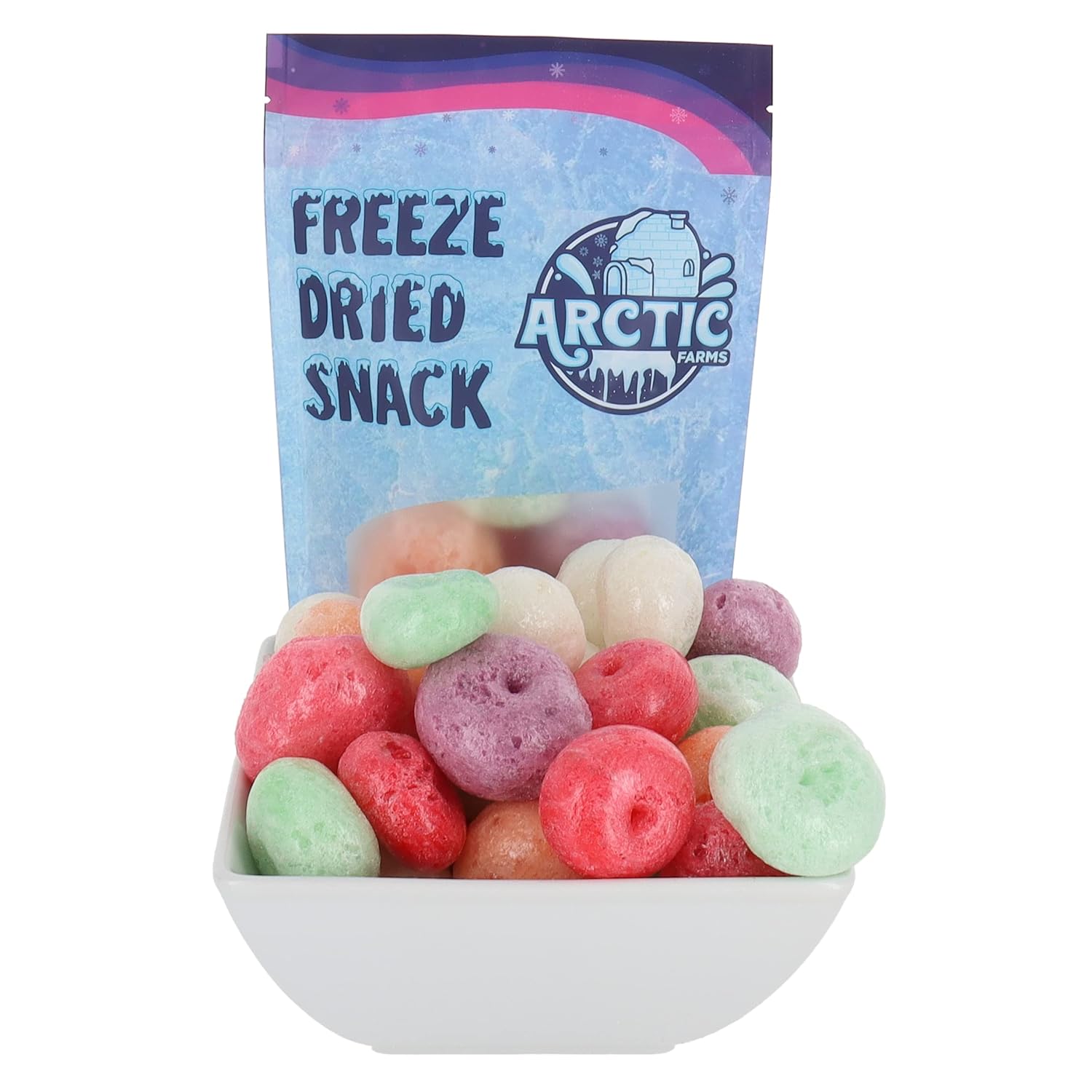 Amazon.com : Arctic Farms Freeze Dried Candy Donut Boats - Bagged and ...
