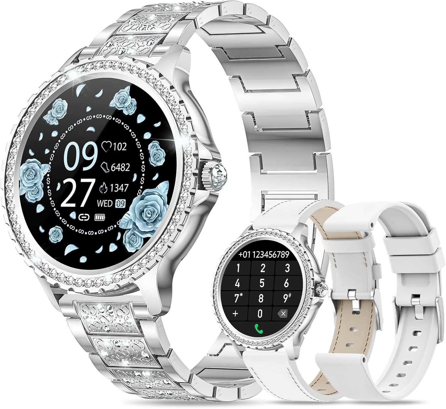 DekeFit Smartwatch Vrouwen met Telefoonfunctie, 1.32 "AMOLED ...