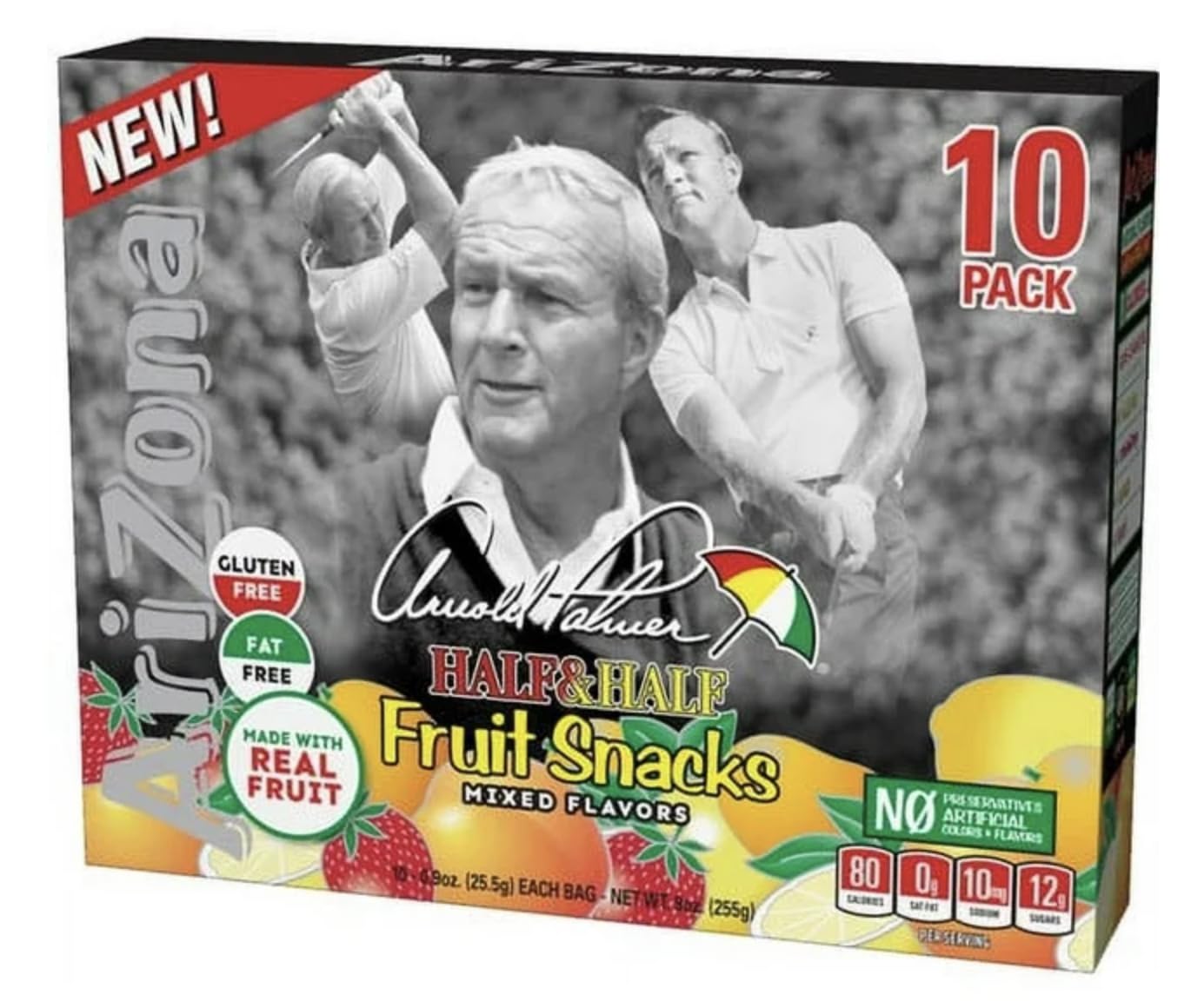 Amazon.com : AriZona Iced Tea Fruit Snacks, Arnold Palmer - 0.9 oz, 10 ...