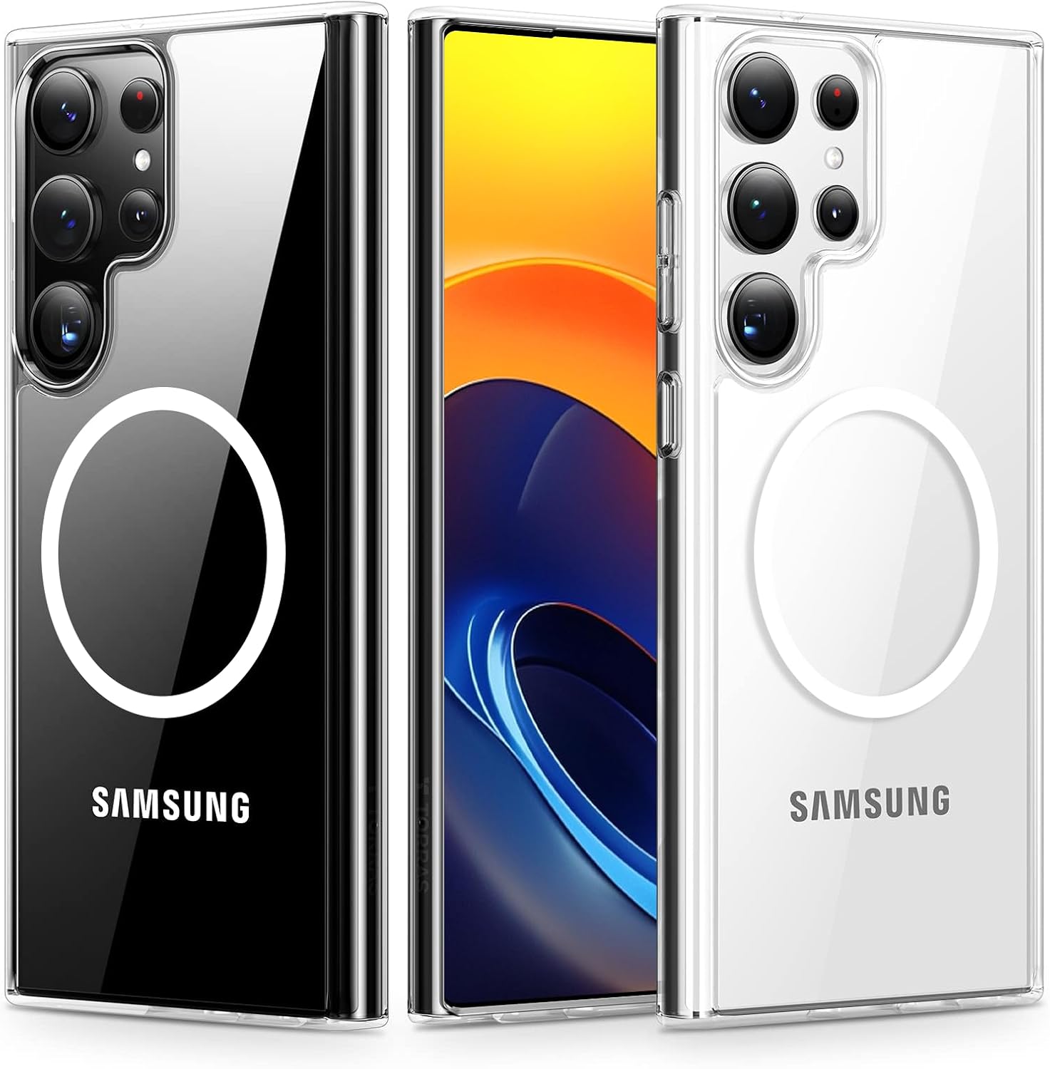 Amazon.com: yotisco Magnetic Shockproof for Samsung Galaxy S25 Ultra ...