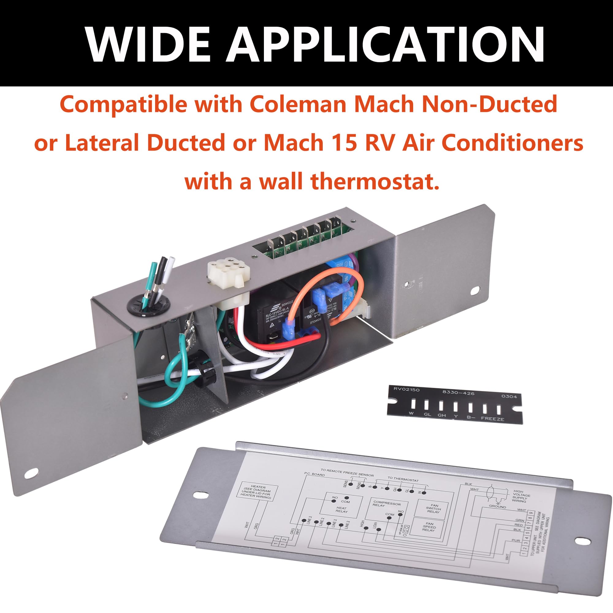 Diagrama de fiação da caixa de controle Coleman Mach