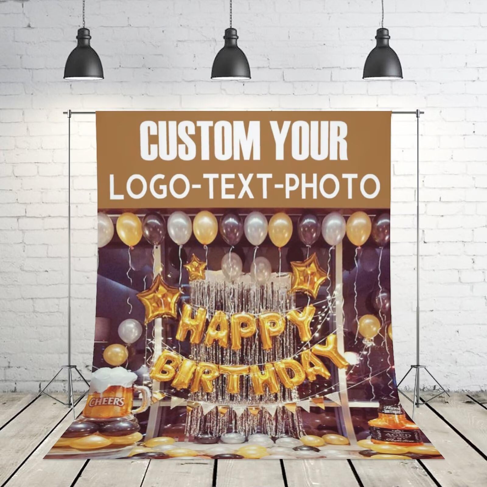 Amazon.com : Custom Backdrop Cloth Personalized Customized Photography ...