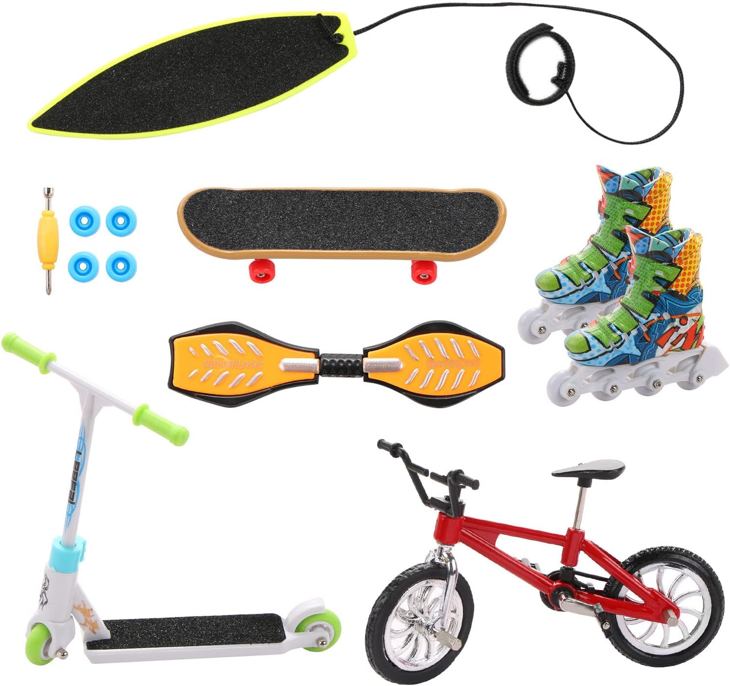 Finger Toys Finger Scooter Set - Metal Finger Scooter Set | Alloy ...