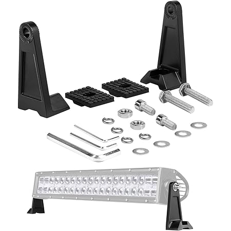 Amazon.com: Side Brackets, AKD Part Light Bar Mounting Brackets Kit ...