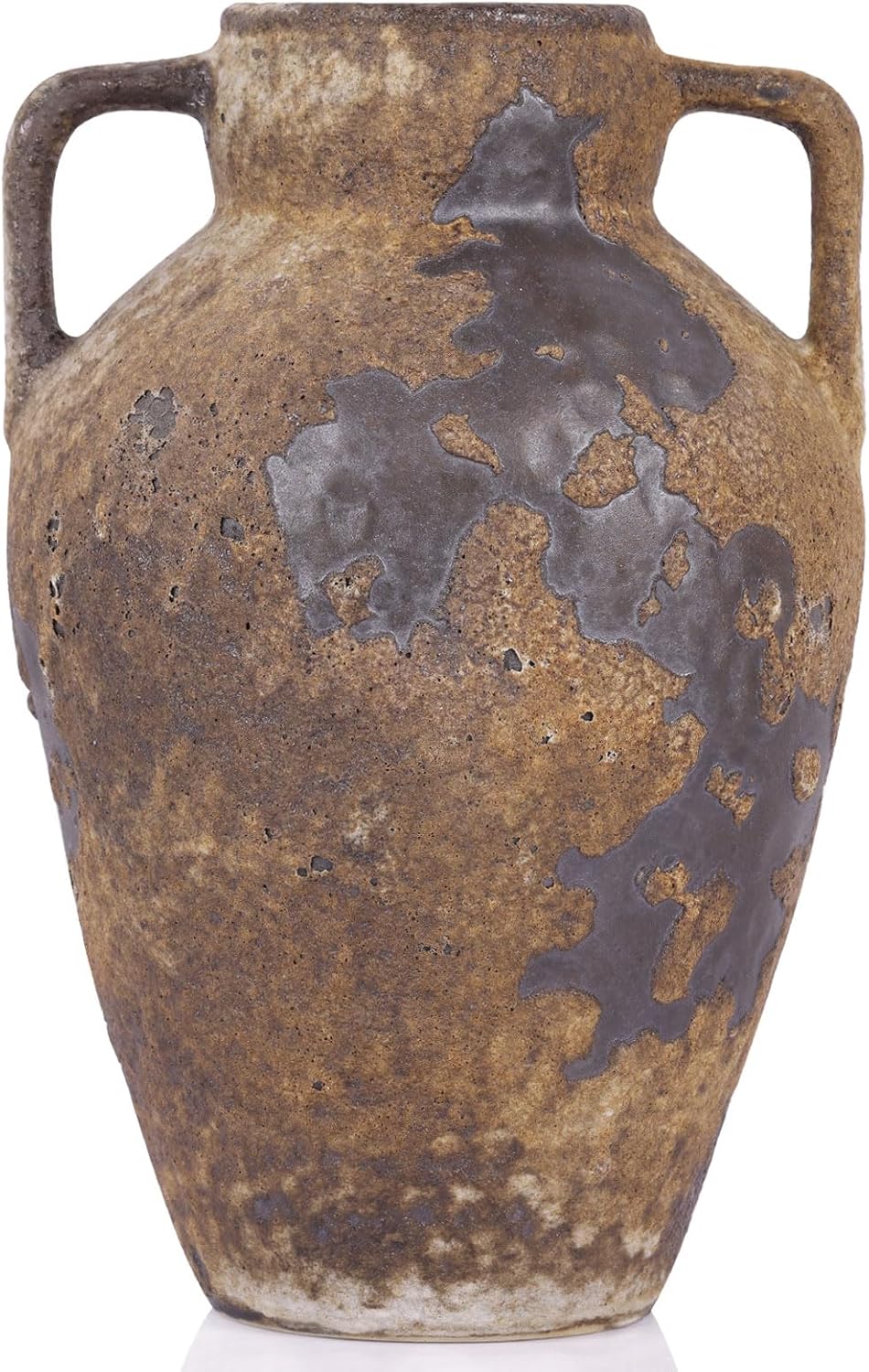 Amazon.com: Rustic Vase with 2 Handles, Farmhouse Vase for Home Decor ...