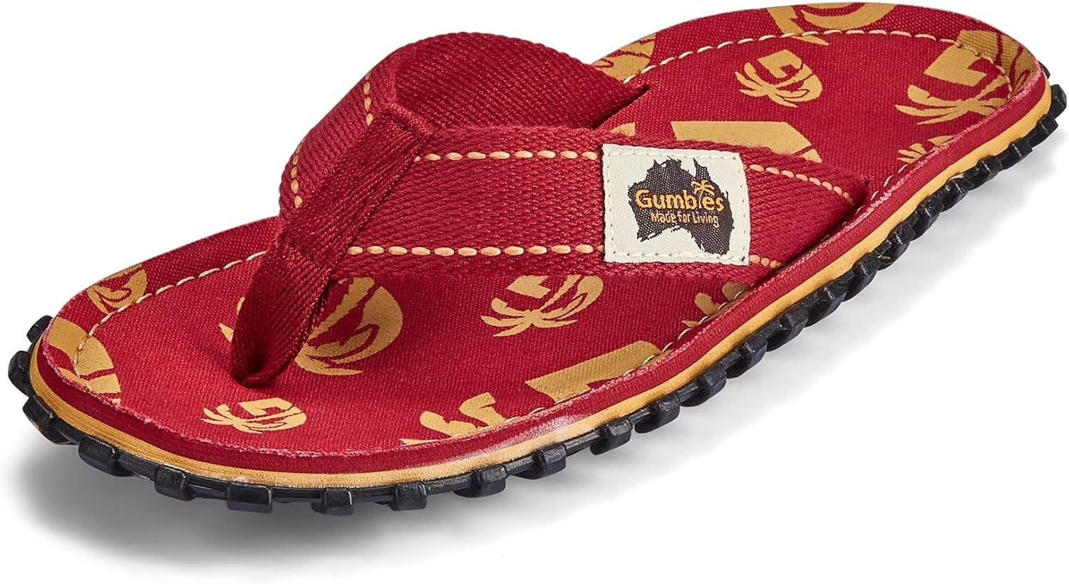 Amazon.com | Gumbies Islander Unisex Flip Flops, with Supersoft Cotton ...