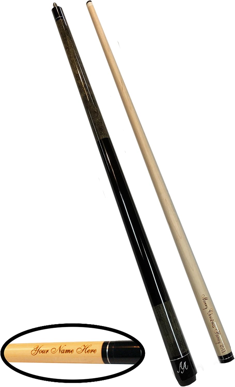Amazon.com : Alex Austin Short 52" 2 Piece Hardwood Maple Pool Custom ...