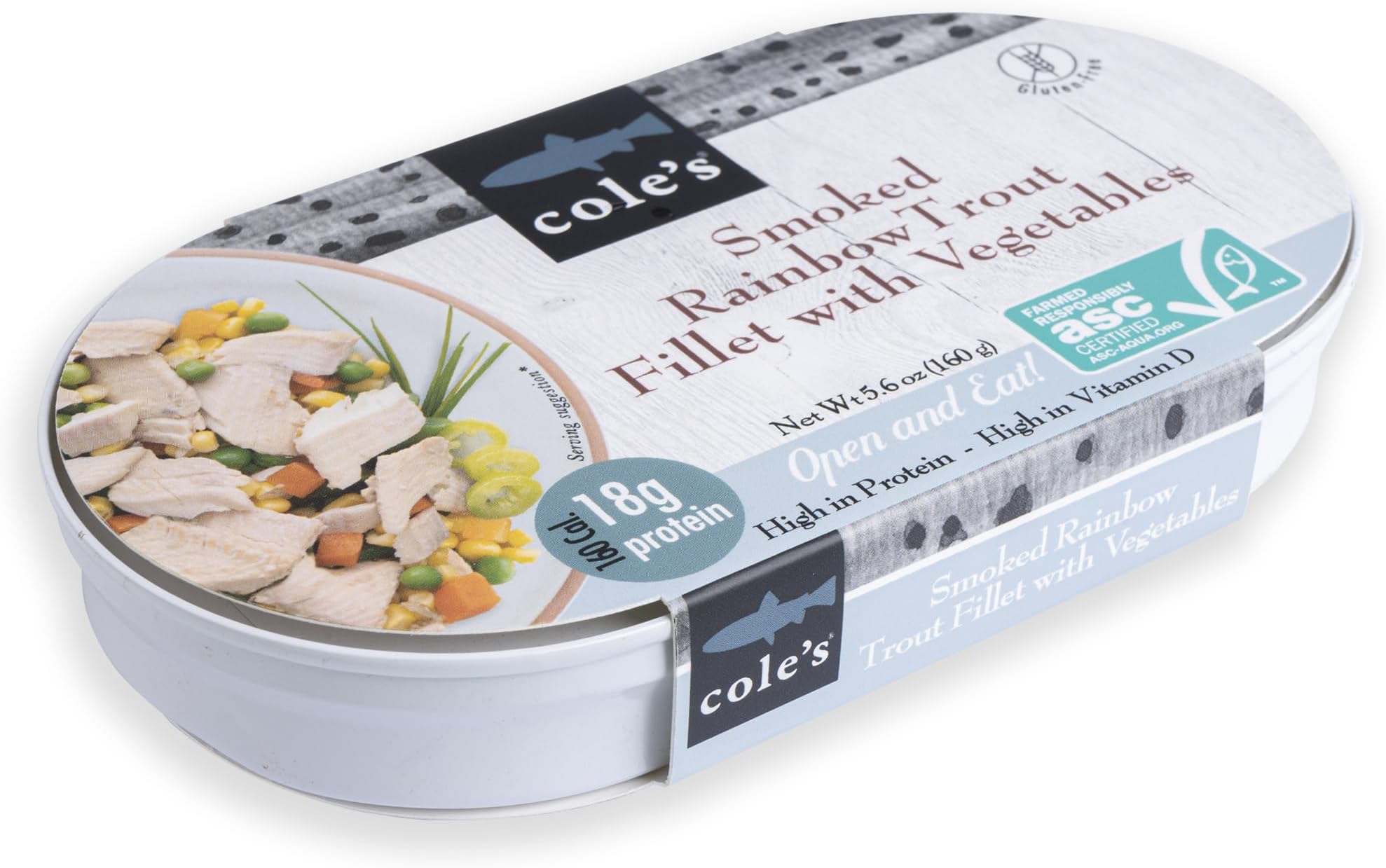 Amazon.com: COLE’S - Smoked Rainbow Trout Fillet with Vegetables ...